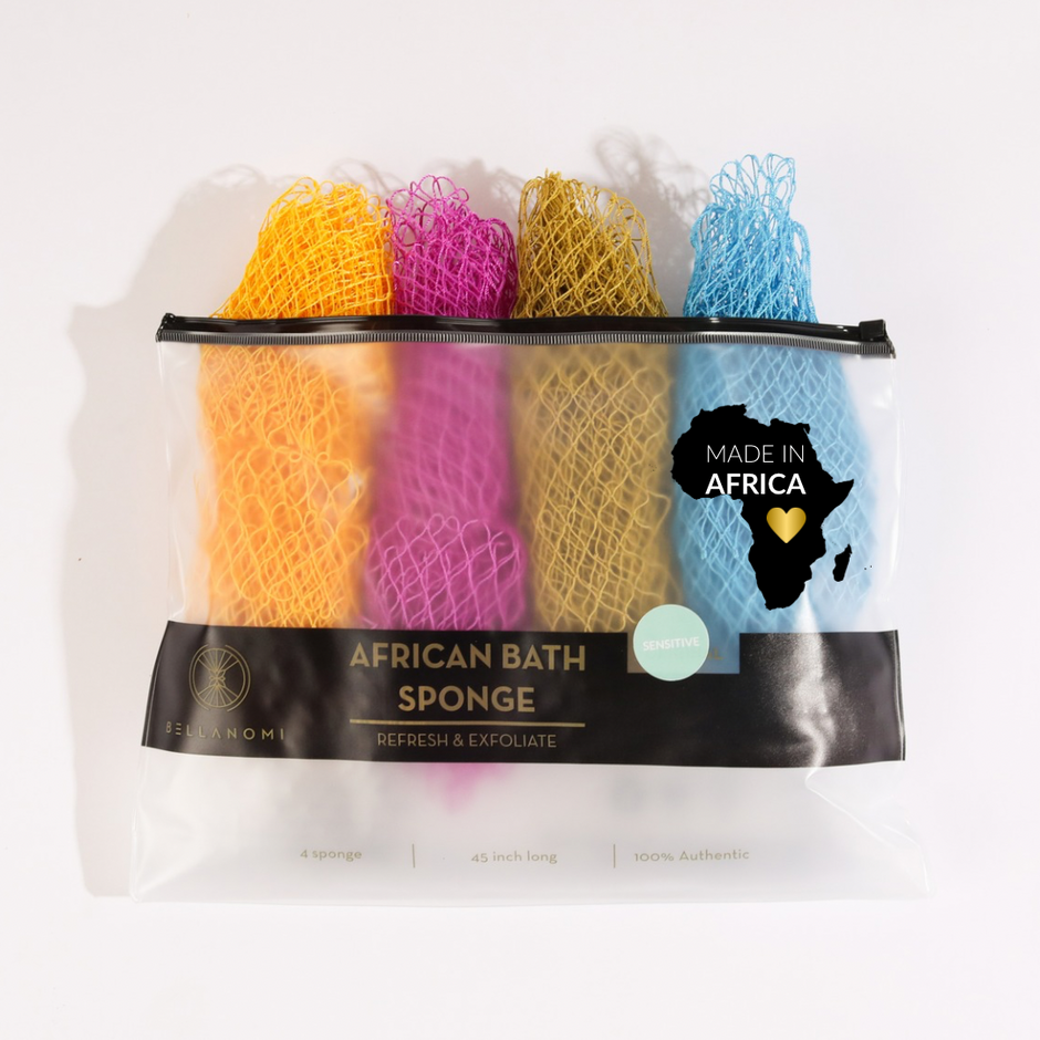 Buy African Net Sponges for All Skin Types | Bellanomi Skincare