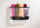 4-Piece African Exfoliating Net Sponge Set – Bellanomi